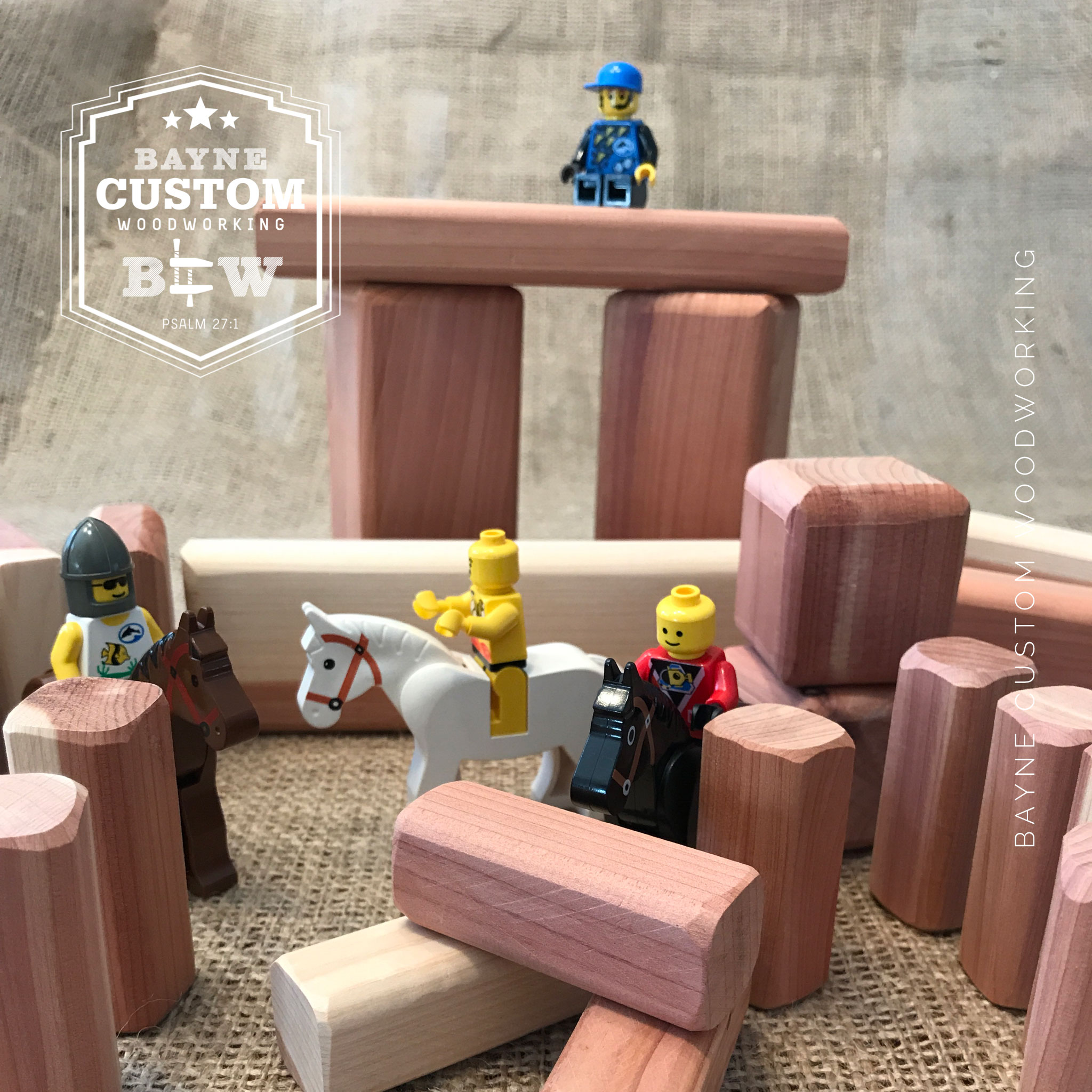 Children’s Cedar Building Blocks - Bayne Custom Woodworking | Nashville ...