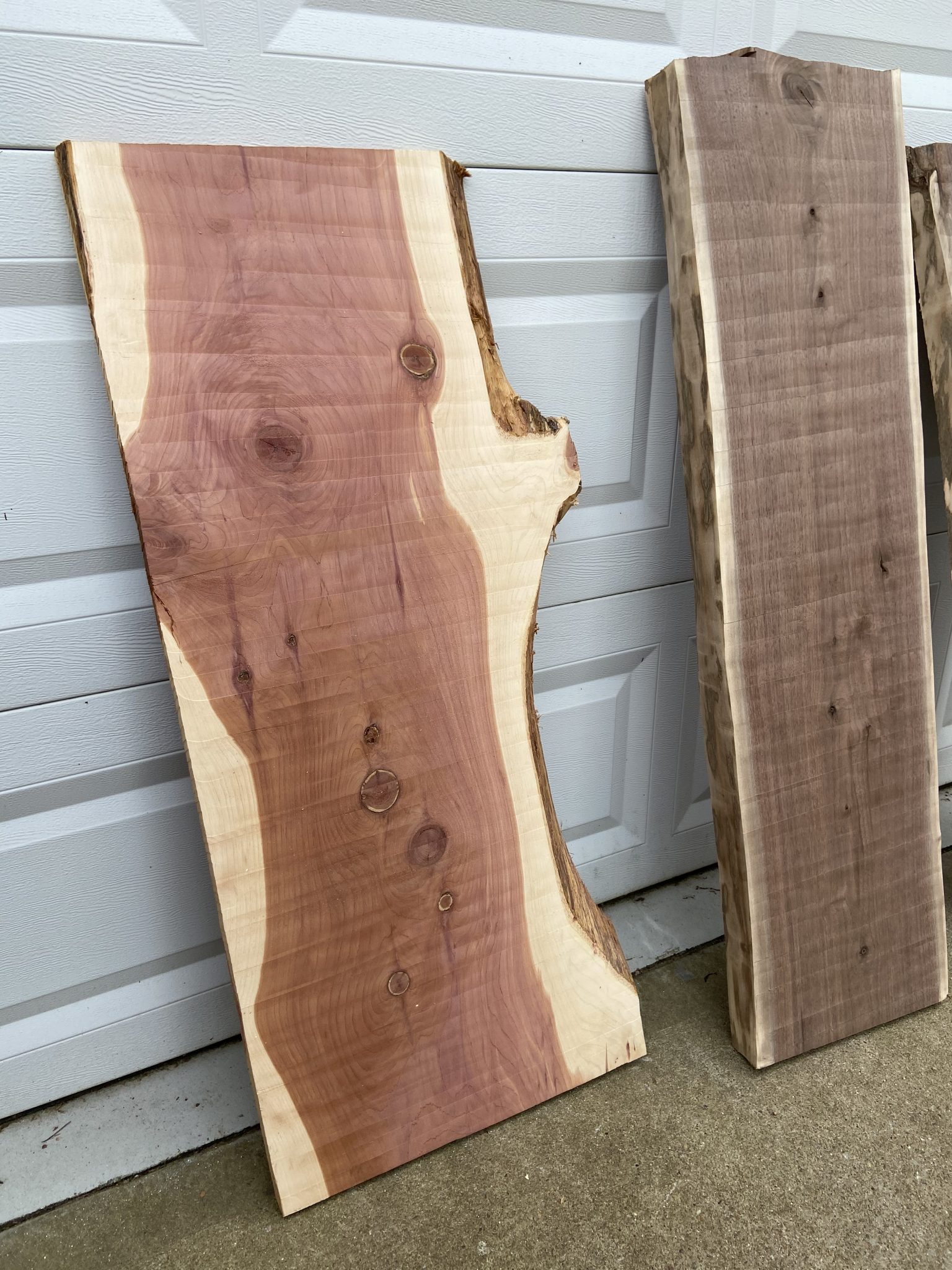 Live Edge Slabs with Hairpin Legs - Bayne Custom Woodworking ...
