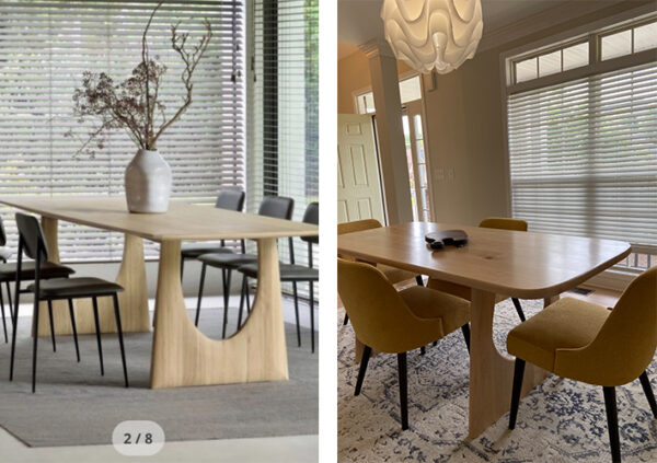 Mid-Century Modern Dining Table - Bayne Custom Woodworking | Nashville ...