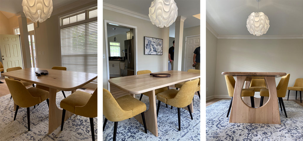 Mid-Century Modern Dining Table - Bayne Custom Woodworking | Nashville ...